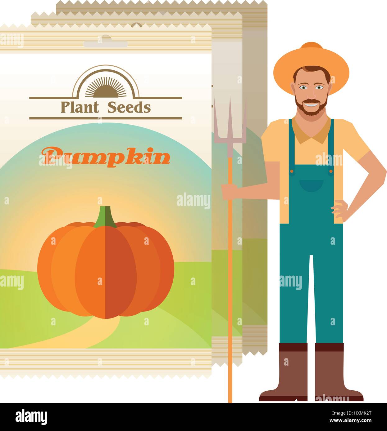 Pack of Pumpkin seeds Stock Vector Image & Art - Alamy