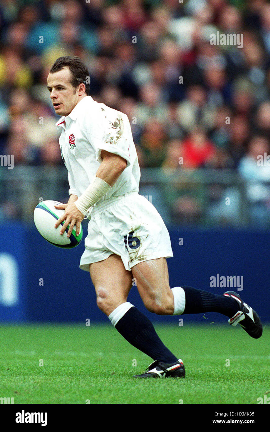 AUSTIN HEALEY ENGLAND & LEICESTER TIGERS RU 24 October 1999 Stock Photo ...