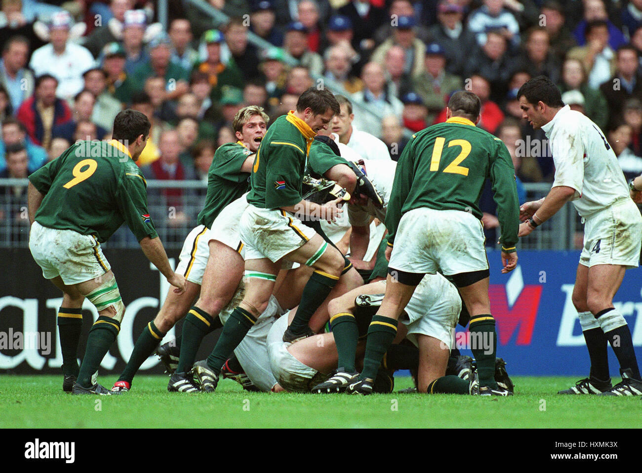 ROBBIE FLECK STAMPS ON PLAYER SOUTH AFRICA V ENGLAND 24 October 1999 ...