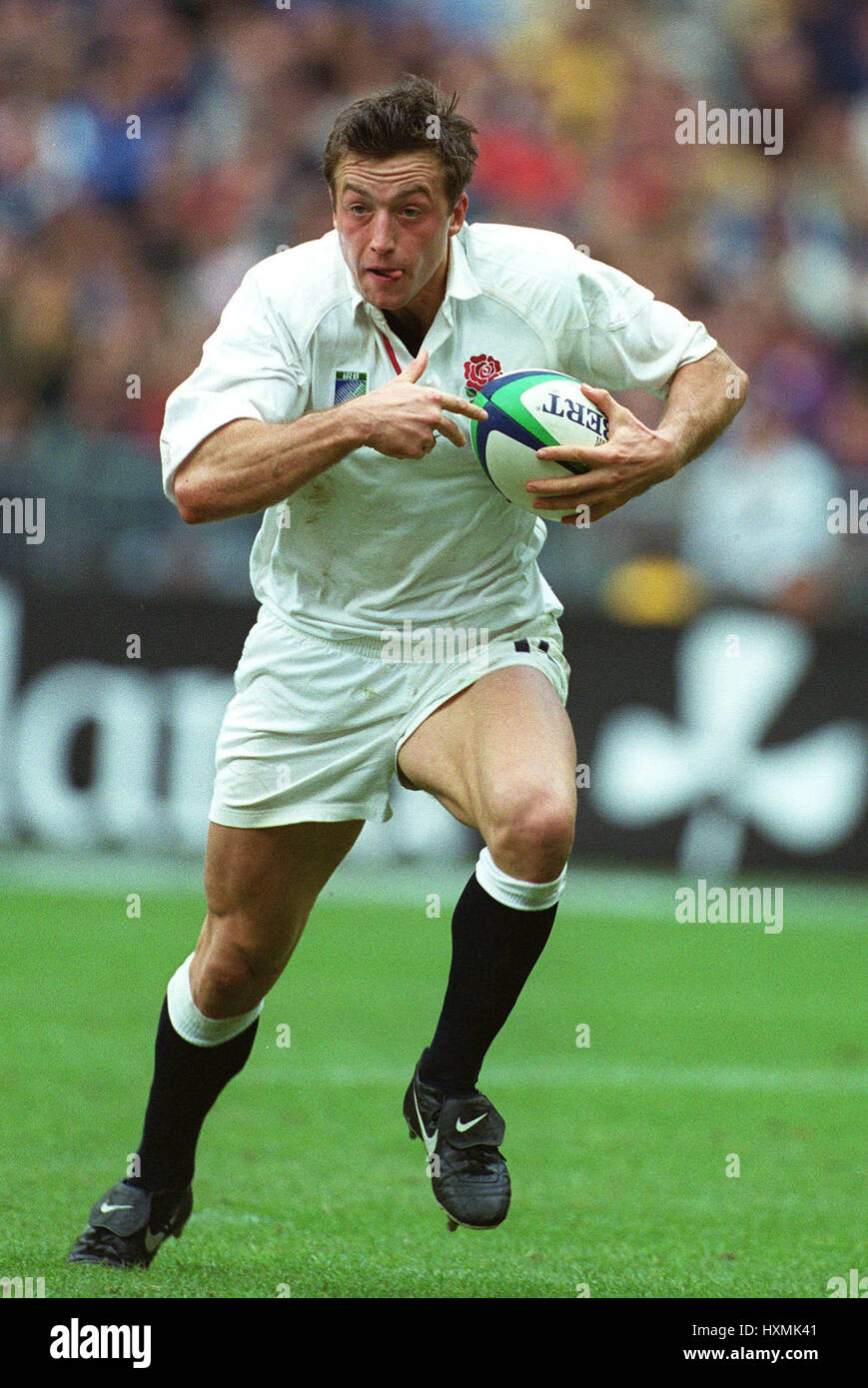 DAN LUGER ENGLAND & HARLEQUINS RU 24 October 1999 Stock Photo - Alamy