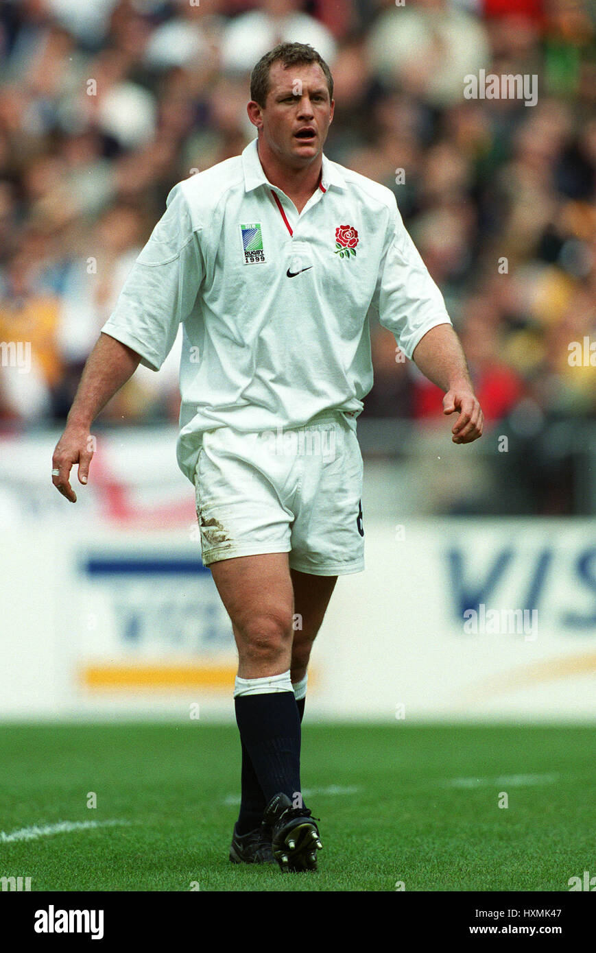 RICHARD HILL ENGLAND & SARACENS RU 24 October 1999 Stock Photo - Alamy