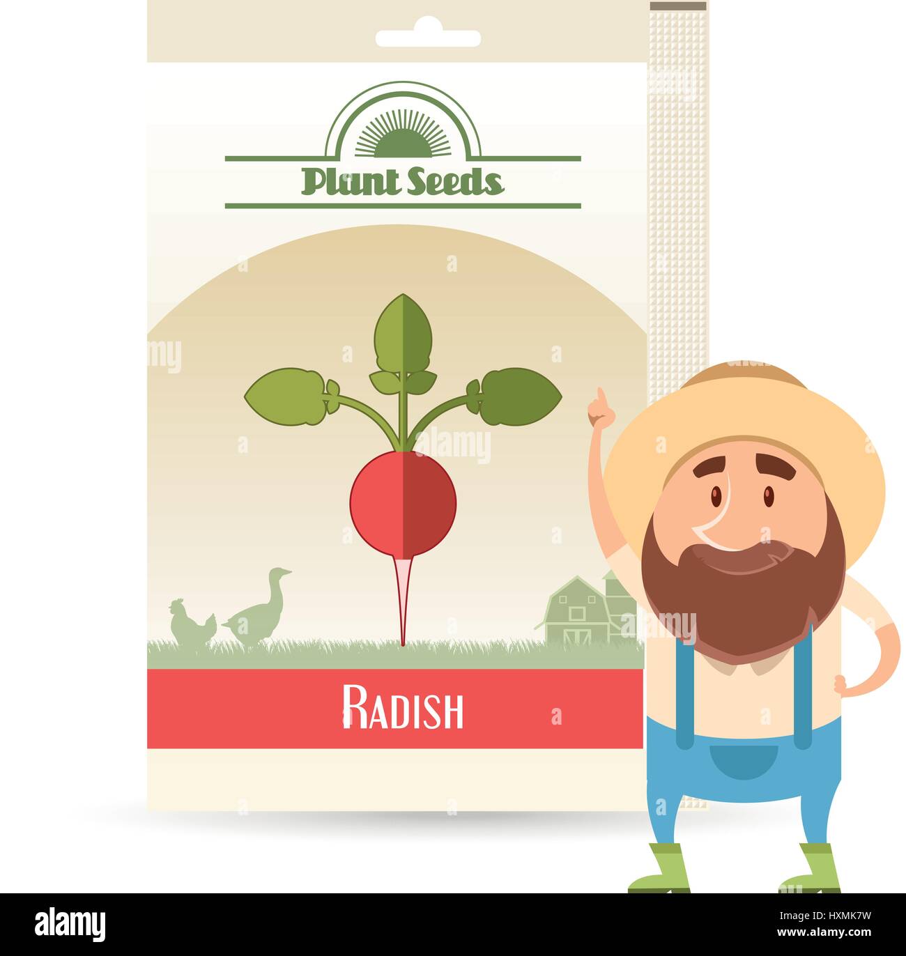 Pack of Radish seeds icon Stock Vector Image & Art - Alamy