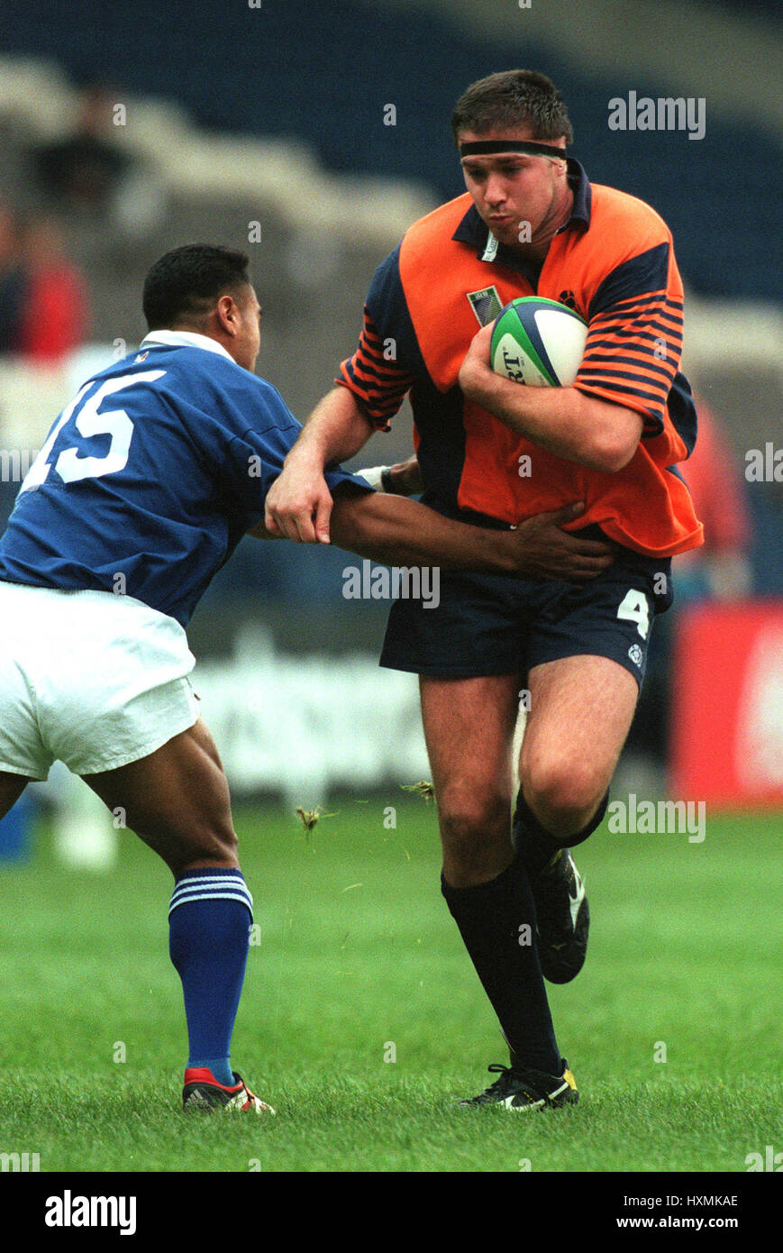 SCOTT MURRAY & SILAO LEAEGA SCOTLAND V SAMOA 20 October 1999 Stock ...