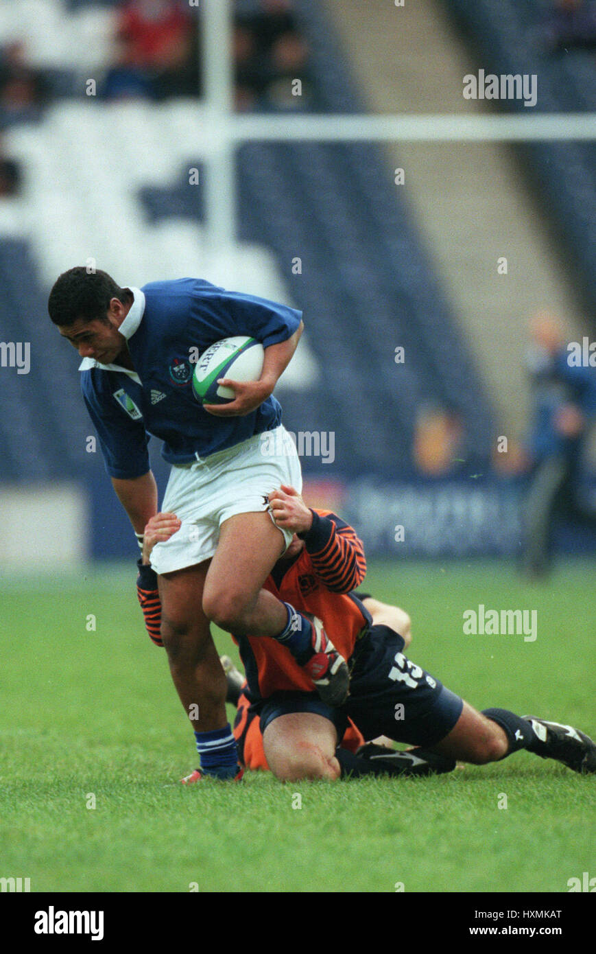 TERRY FANULOA & JAMIE MAYER SCOTLAND V SAMOA 20 October 1999 Stock ...
