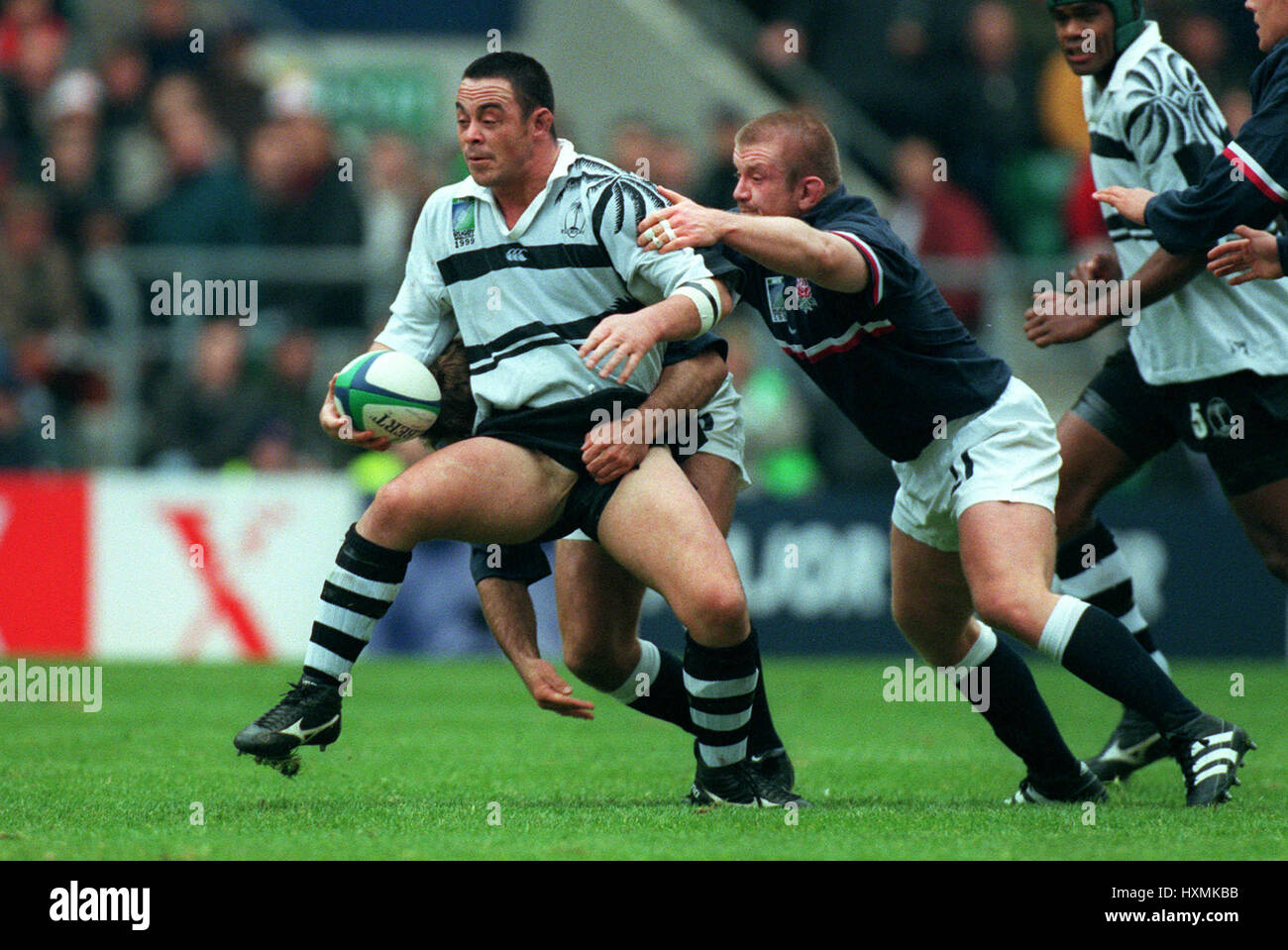 GREG SMITH & GRAHAM ROWNTREE ENGLAND V FIJI RU 20 October 1999 Stock ...