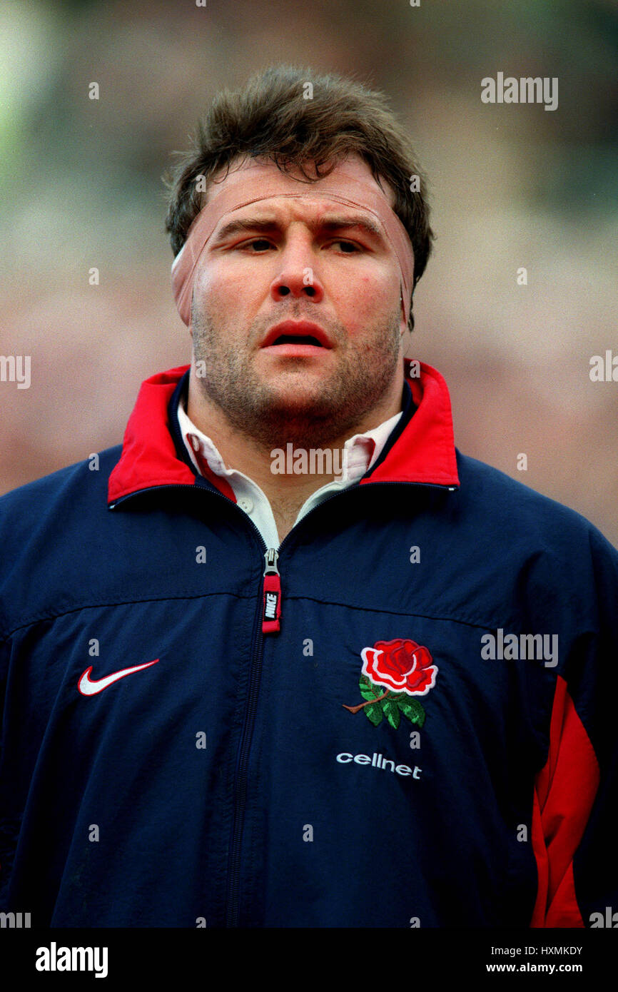 JASON LEONARD ENGLAND & HARLEQUINS RU 06 March 1999 Stock Photo - Alamy