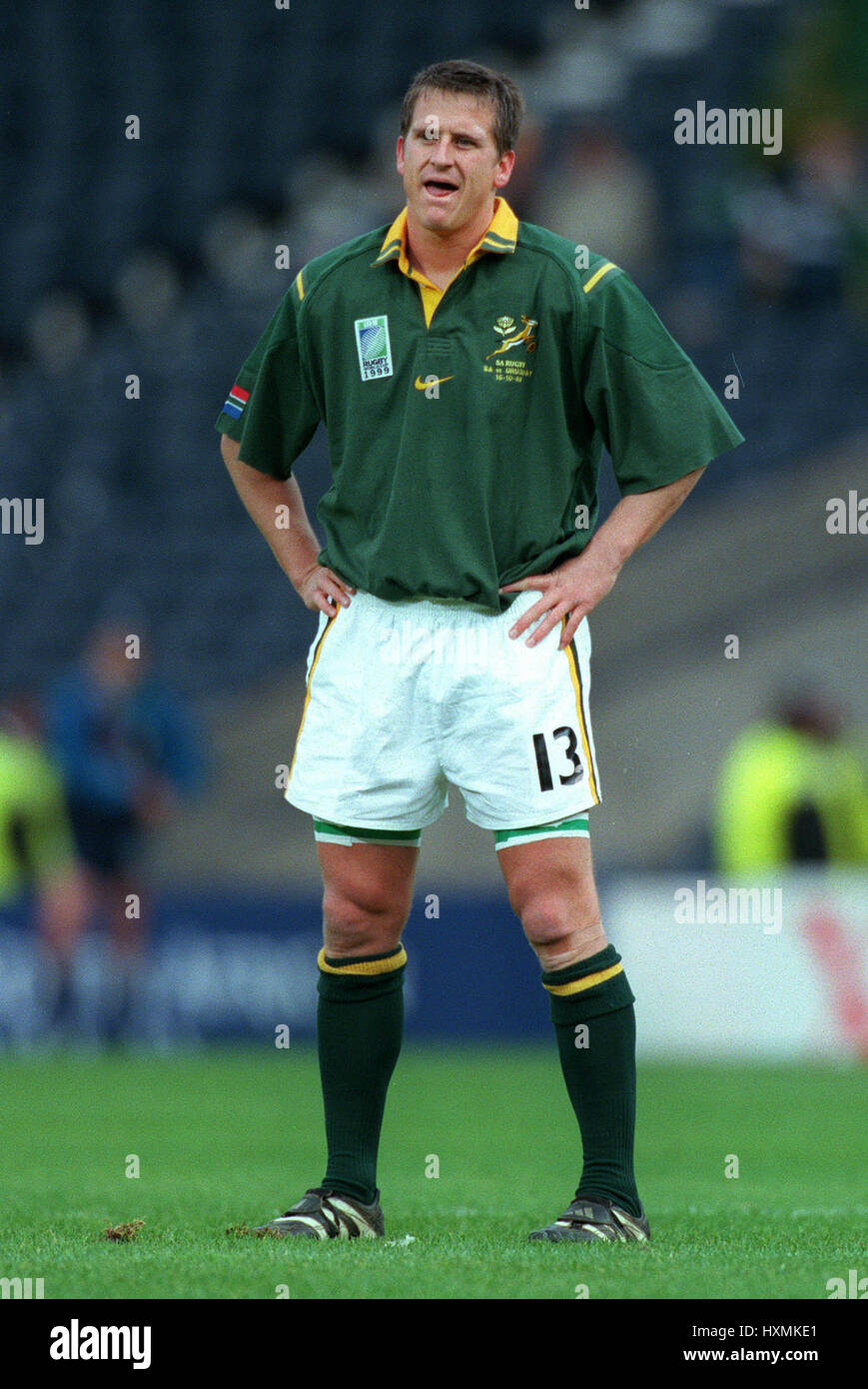 ROBBIE FLECK SOUTH AFRICA RU 14 October 1999 Stock Photo - Alamy