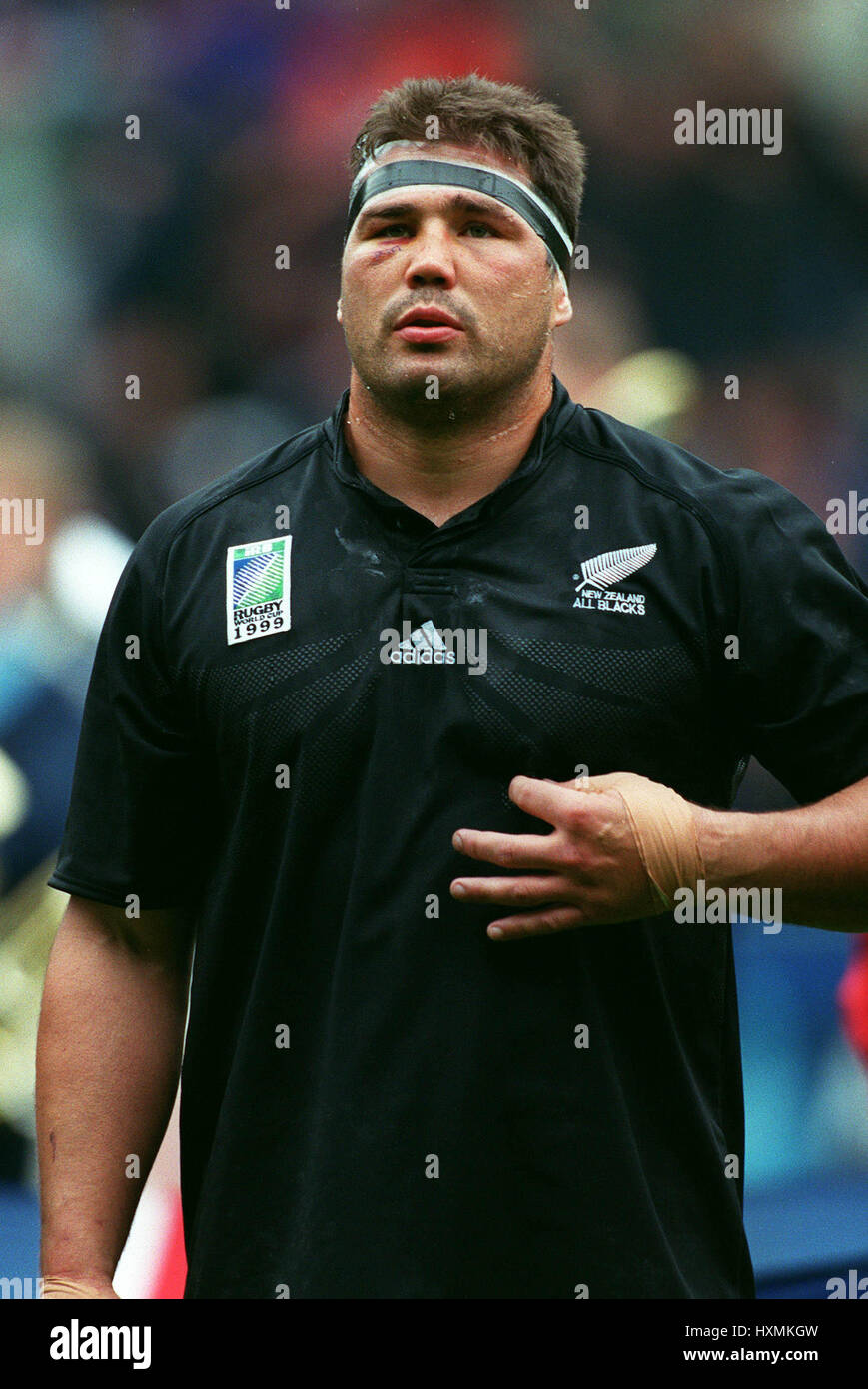 CRAIG DOWD NEW ZEALAND RU 14 October 1999 Stock Photo - Alamy
