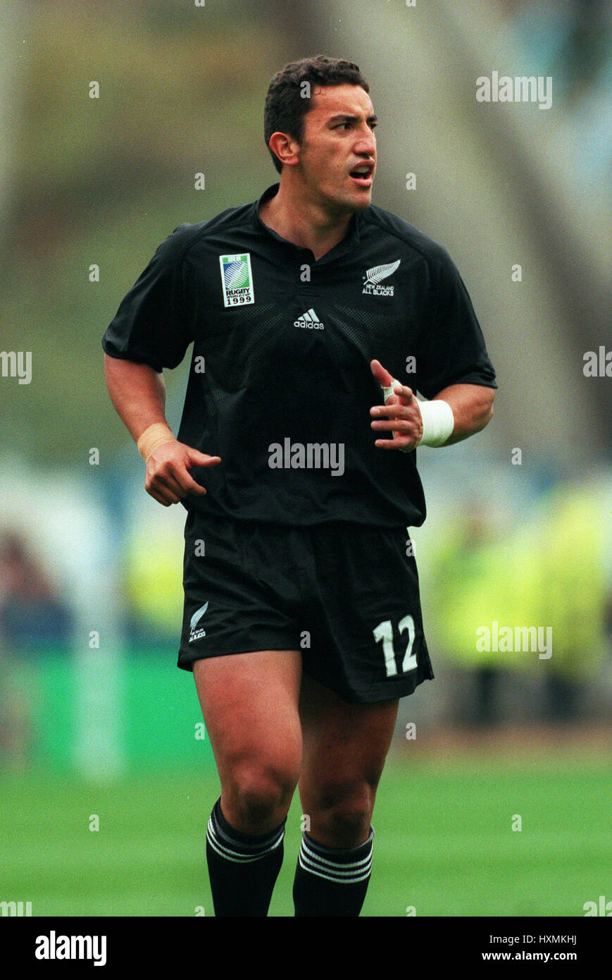DARYL GIBSON NEW ZEALAND RU 14 October 1999 Stock Photo - Alamy