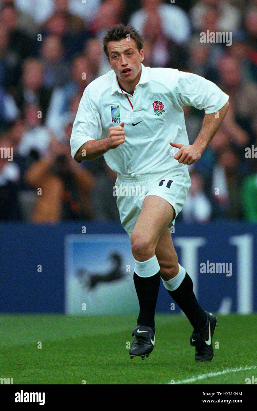 DAN LUGER ENGLAND & HARLEQUINS RU 09 October 1999 Stock Photo - Alamy