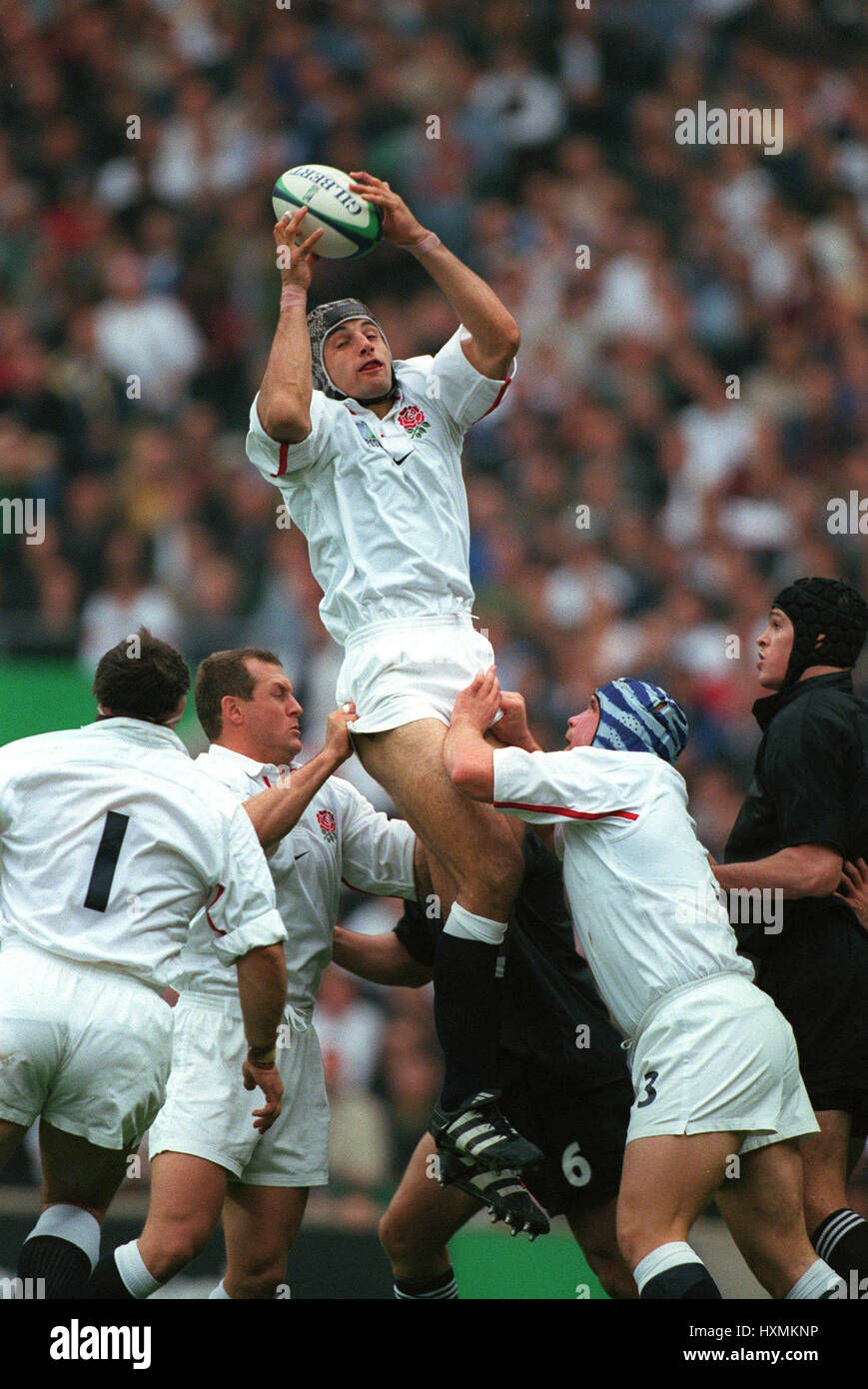 DANNY GREWCOCK ENGLAND & SARACENS RU 09 October 1999 Stock Photo - Alamy
