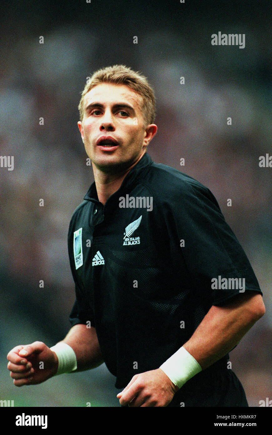 JUSTIN MARSHALL NEW ZEALAND RU 09 October 1999 Stock Photo - Alamy