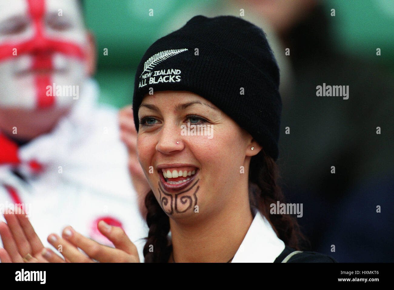 All blacks rugby fan hi-res stock photography and images - Alamy