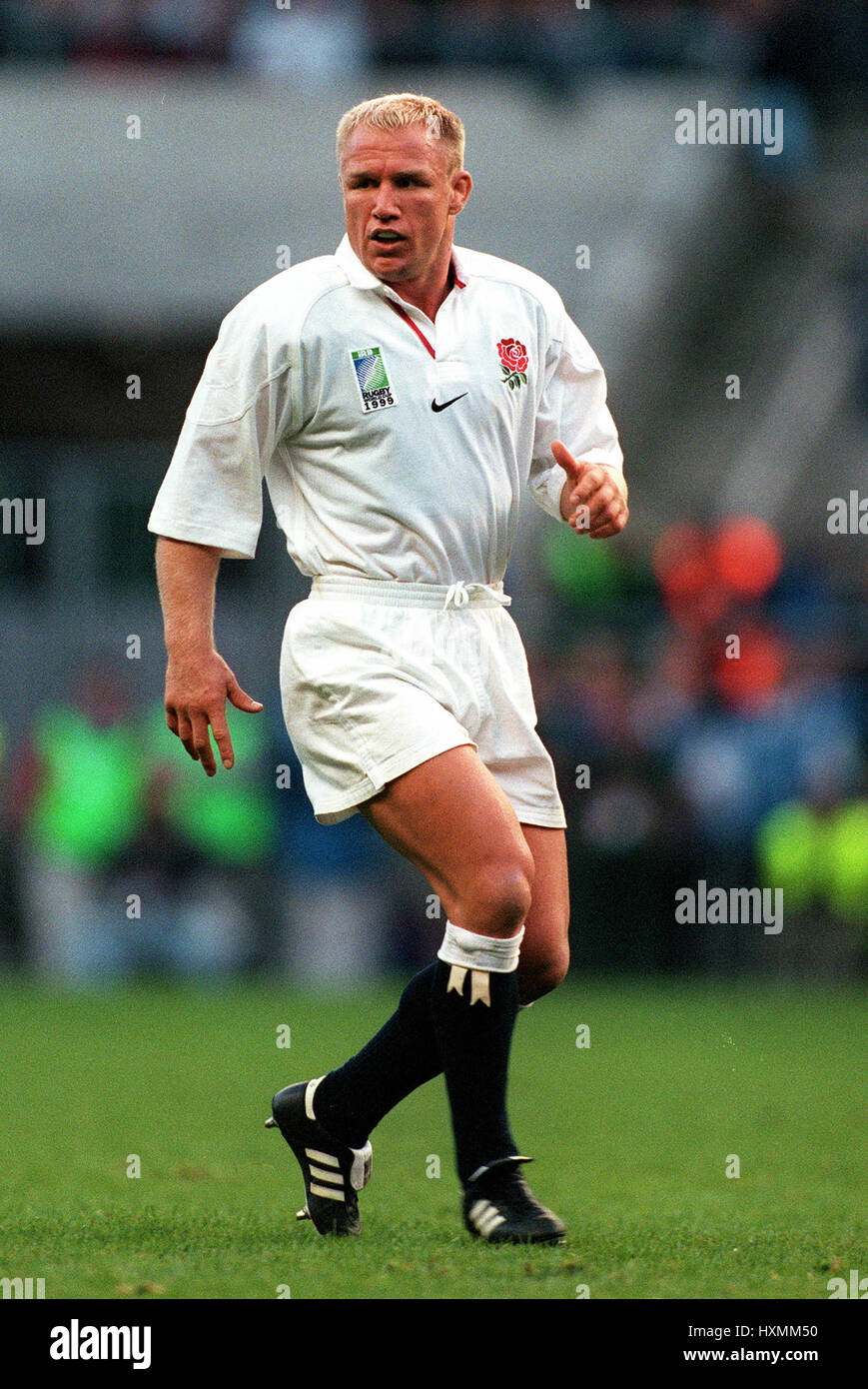 NEIL BACK ENGLAND & LEICESTER TIGERS RU 01 October 1999 Stock Photo - Alamy