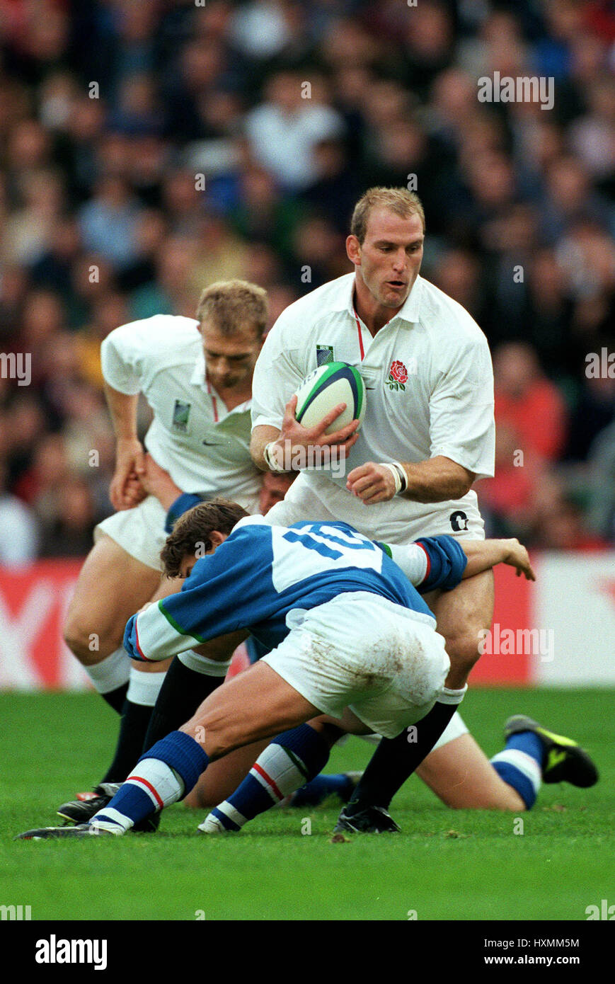 LAWRENCE DALLAGLIO DOMINGUEZ ENGLAND V ITALY RU 01 October 1999 Stock ...