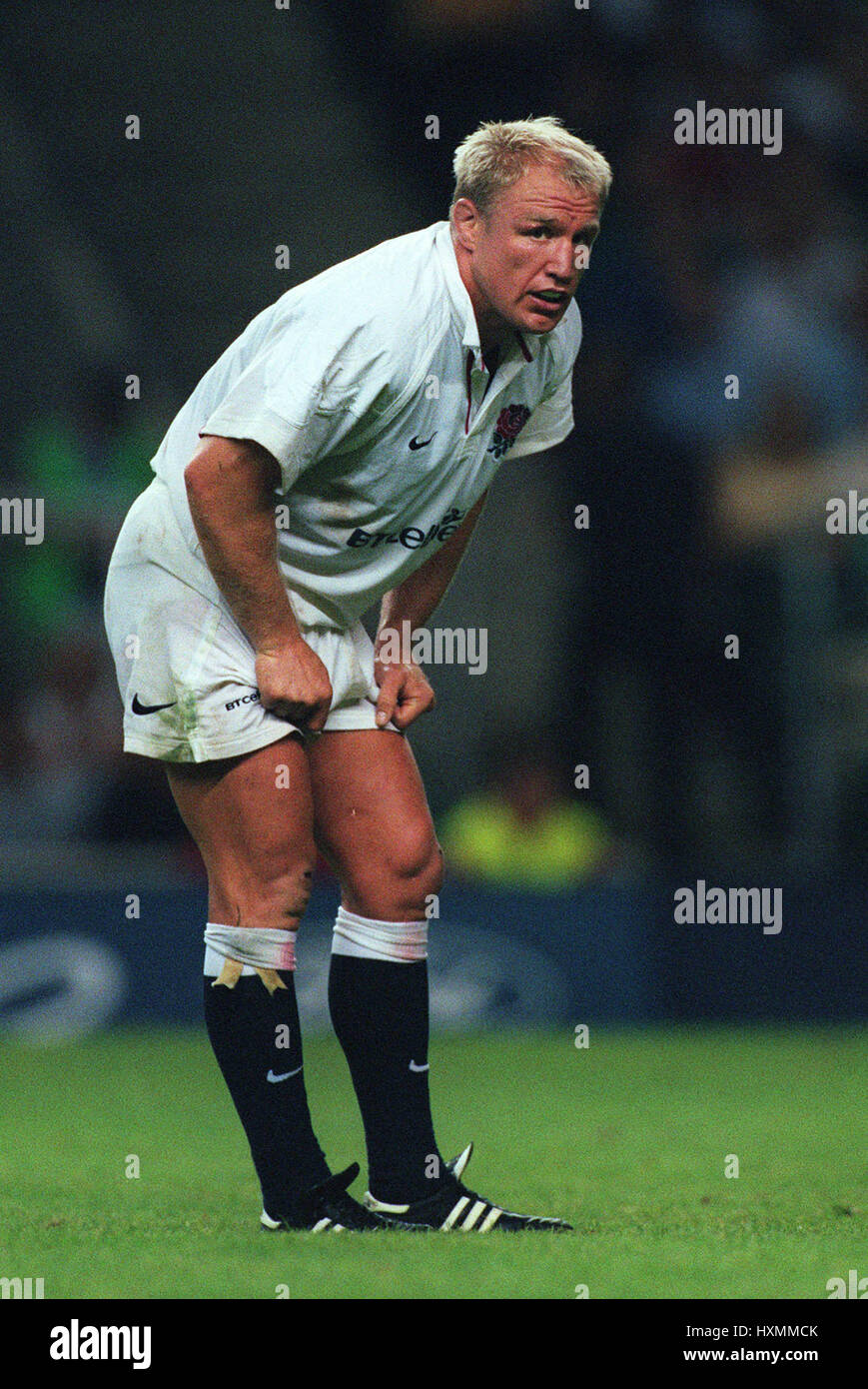 NEIL BACK ENGLAND & LEICESTER TIGERS RU 28 August 1999 Stock Photo - Alamy