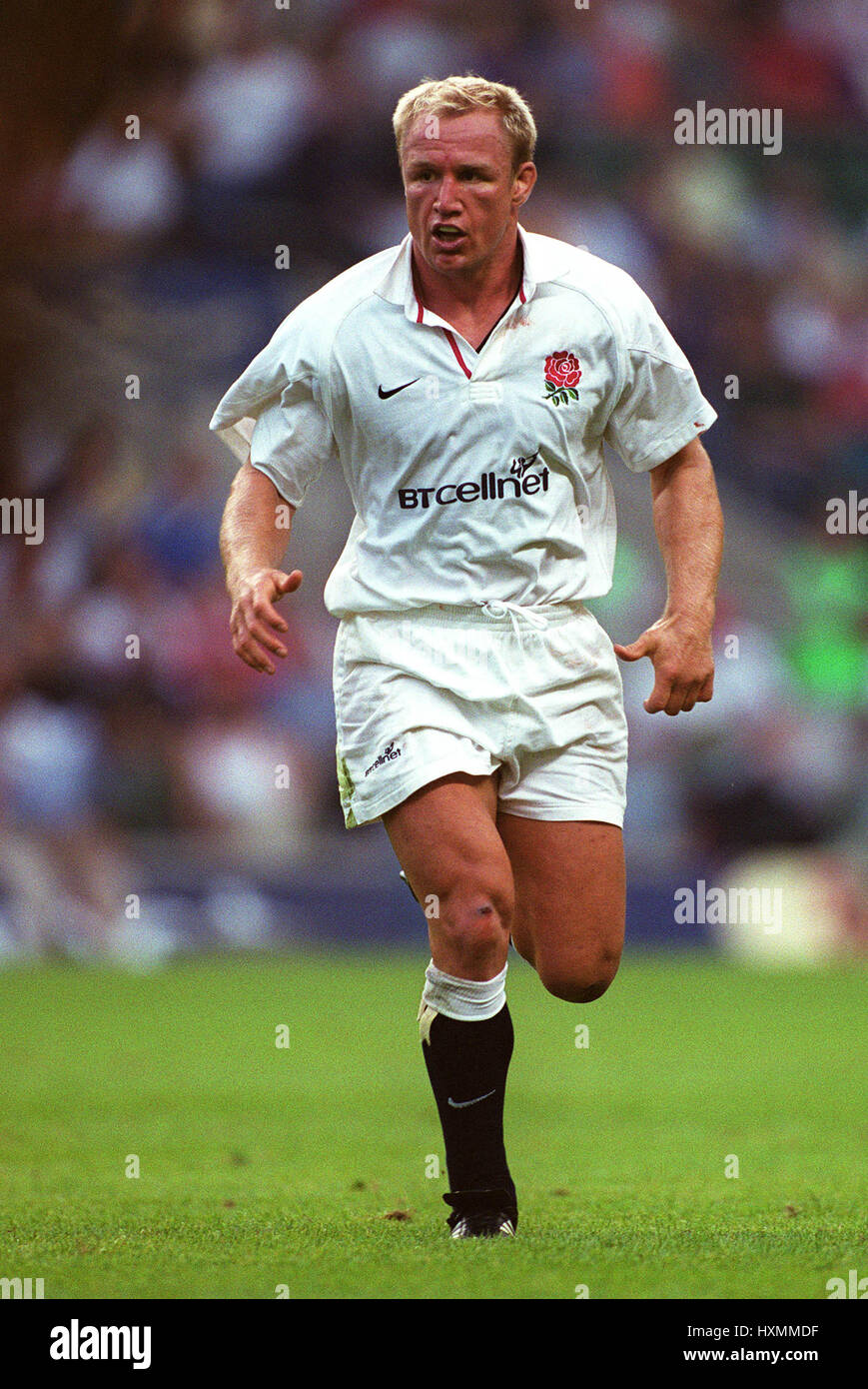 NEIL BACK ENGLAND & LEICESTER TIGERS RU 28 August 1999 Stock Photo - Alamy