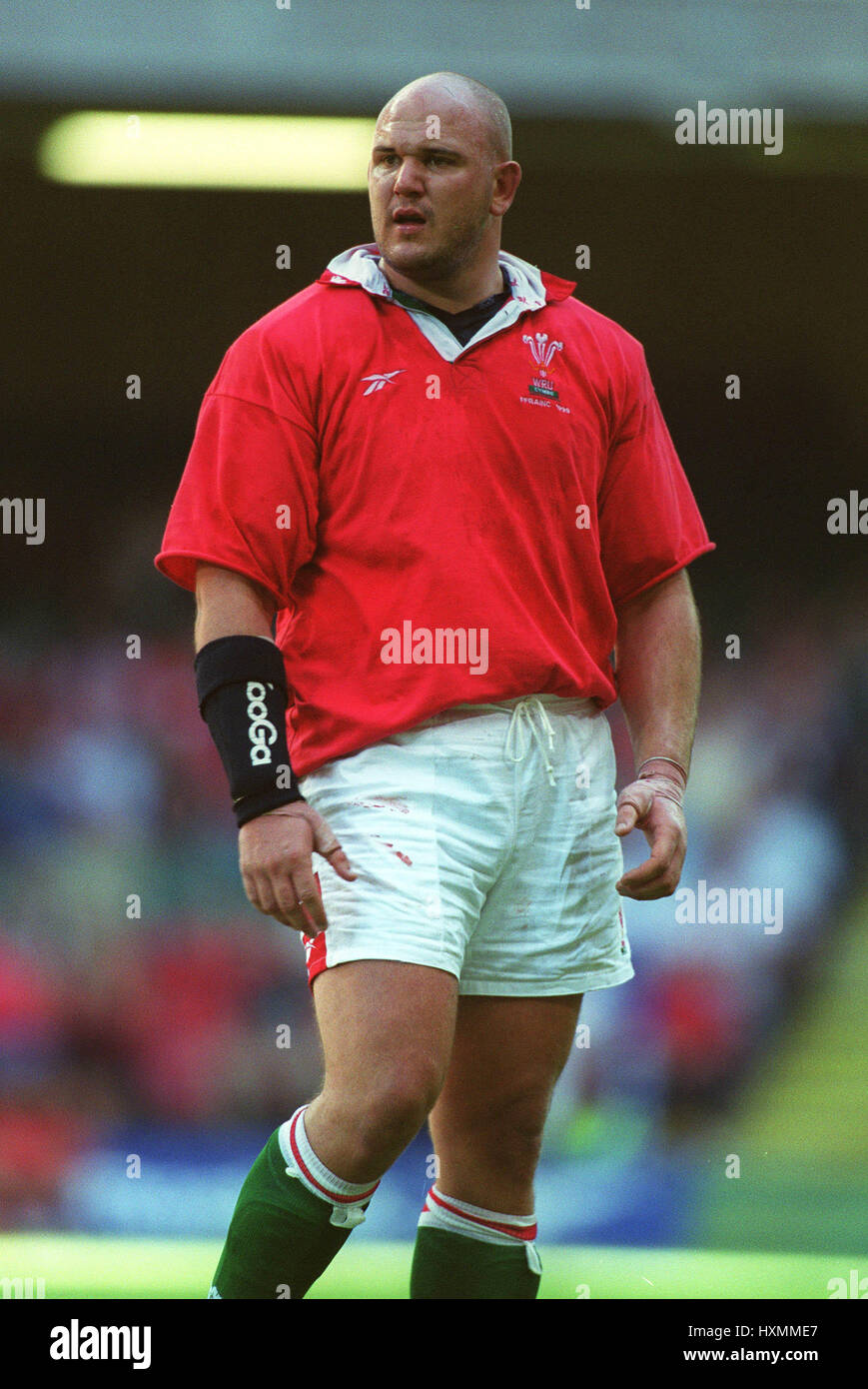 CRAIG QUINNELL WALES & CARDIFF RU 28 August 1999 Stock Photo - Alamy