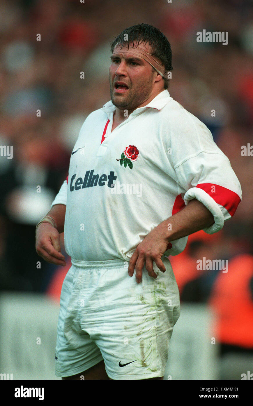 JASON LEONARD ENGLAND & HARLEQUINS RU 11 April 1999 Stock Photo - Alamy