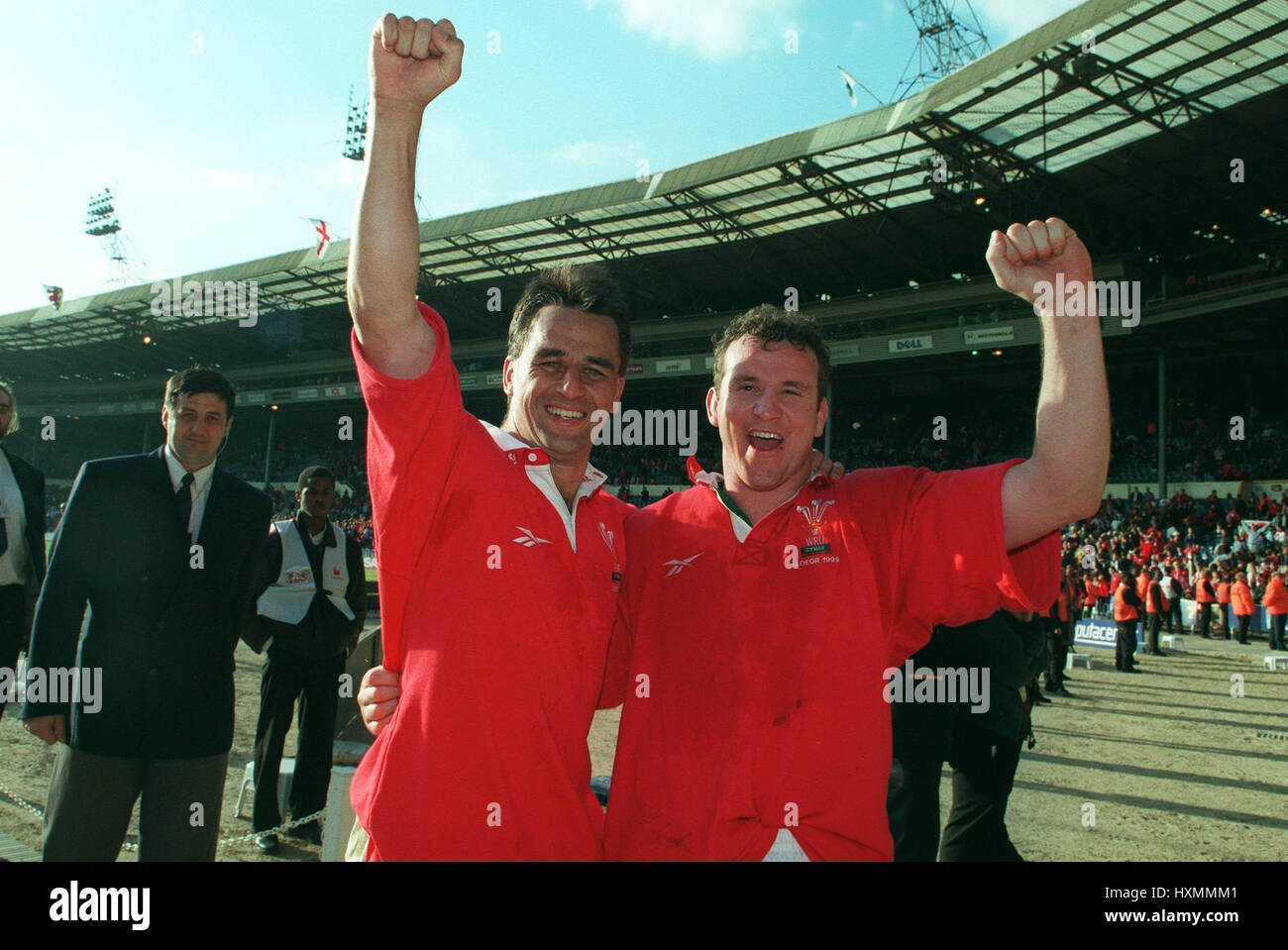 SHANE HOWARTH & BEN SINKINSON WALES V ENGLAND 11 April 1999 Stock Photo ...