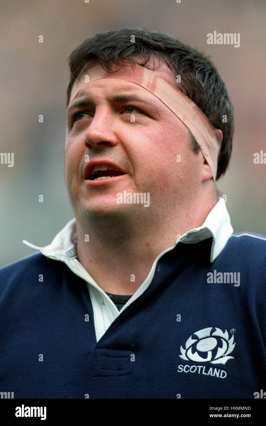 PAUL BURNELL SCOTLAND & LONDON SCOTTISH RU 10 April 1999 Stock Photo ...