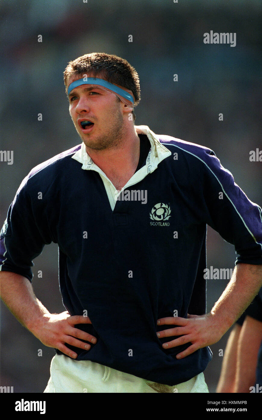 SCOTT MURRAY SCOTLAND & BEDFORD RU 10 April 1999 Stock Photo - Alamy