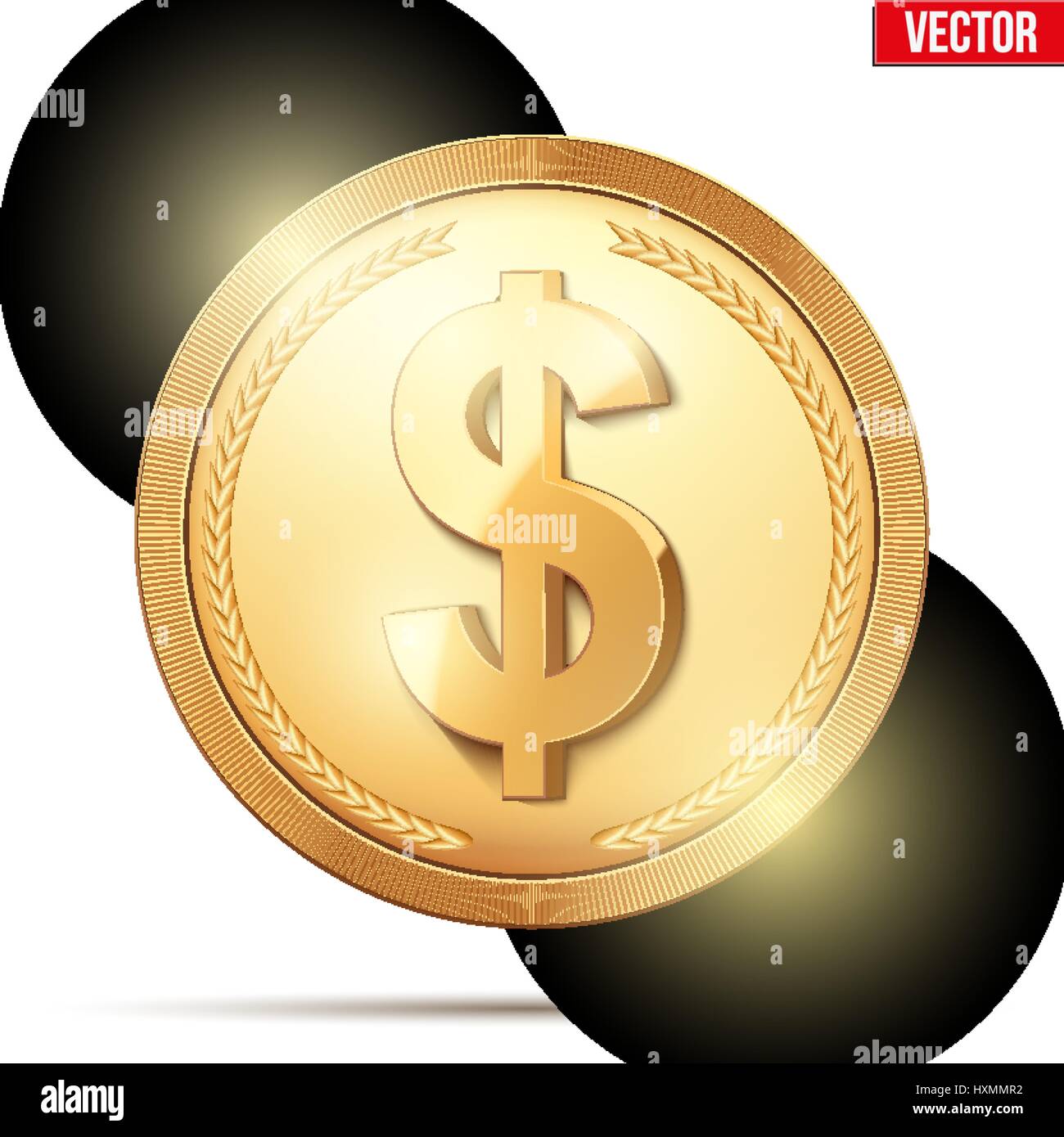 Gold coin us dollar symbol hi-res stock photography and images - Alamy