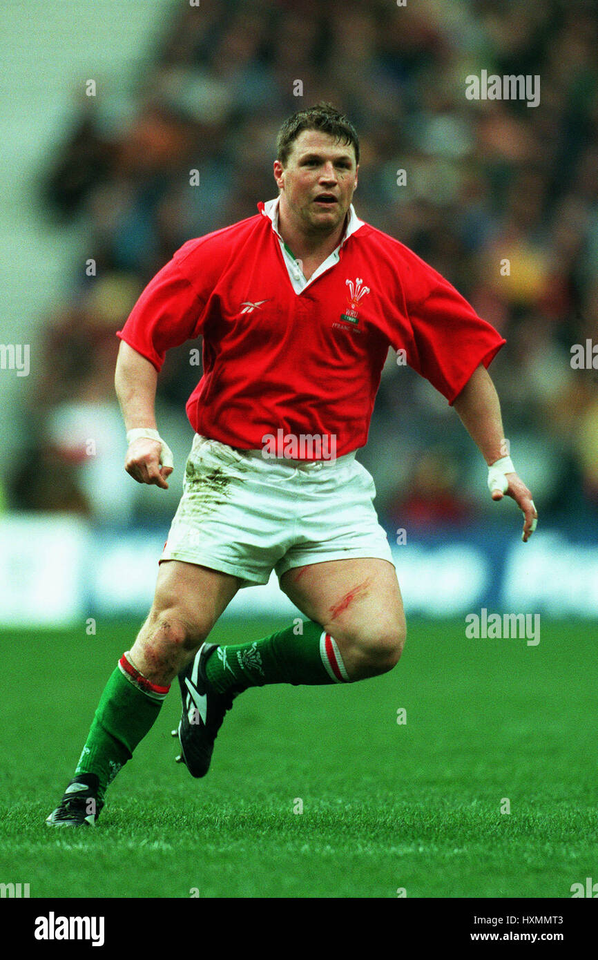 SCOTT GIBBS WALES & SWANSEA RU 08 March 1999 Stock Photo - Alamy