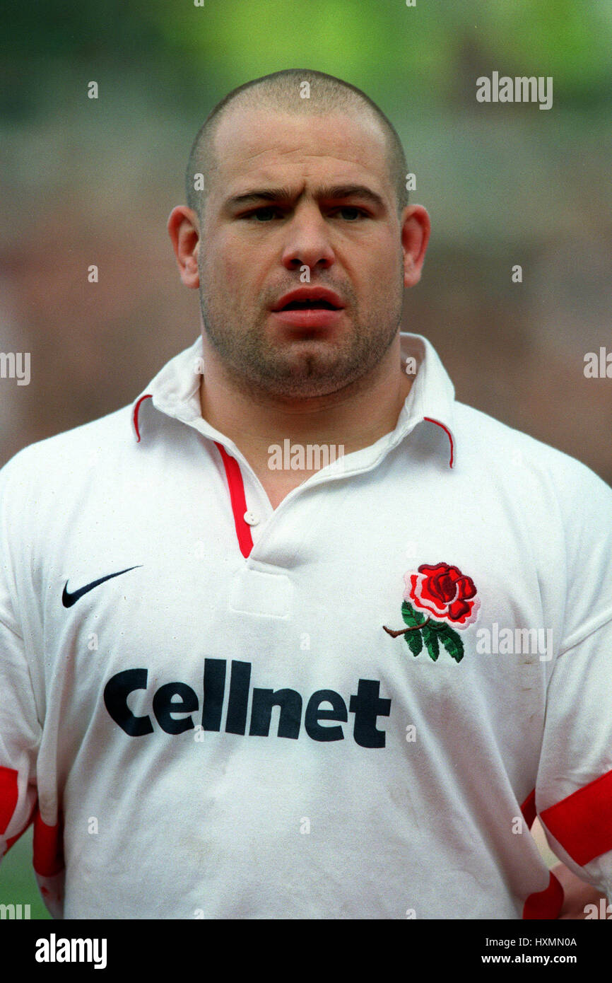 RICHARD COCKERILL ENGLAND & LEICESTER RU 06 March 1999 Stock Photo - Alamy