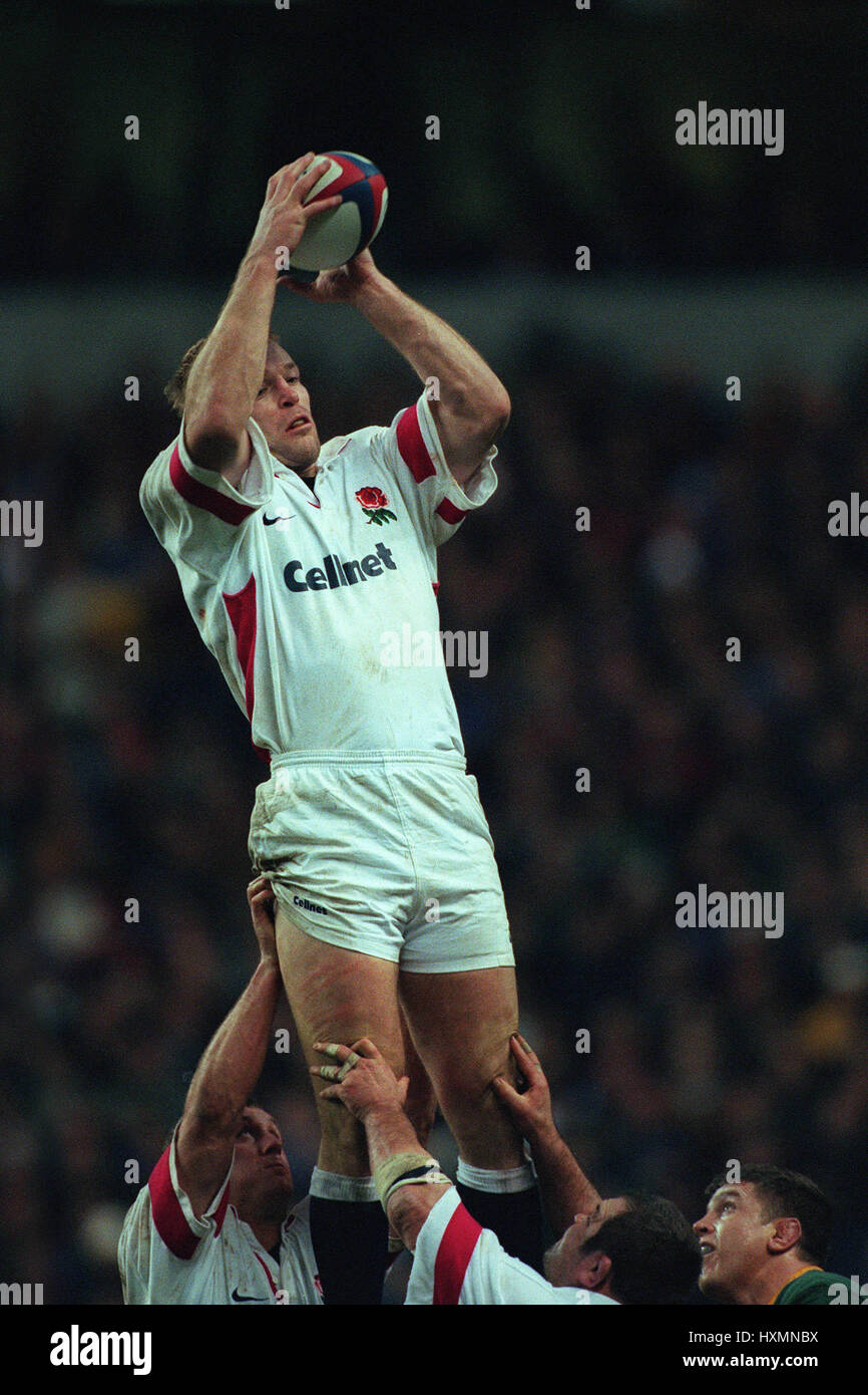 TIM RODBER ENGLAND & NORTHAMPTON RU 05 December 1998 Stock Photo - Alamy