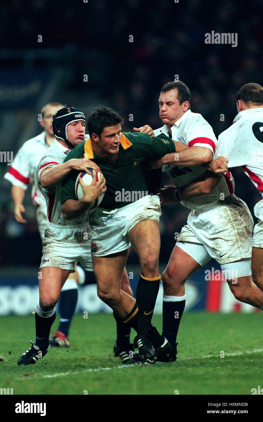 NEIL BACK HILL SKINSTAD ENGLAND V SOUTH AFRICA 05 December 1998 Stock ...