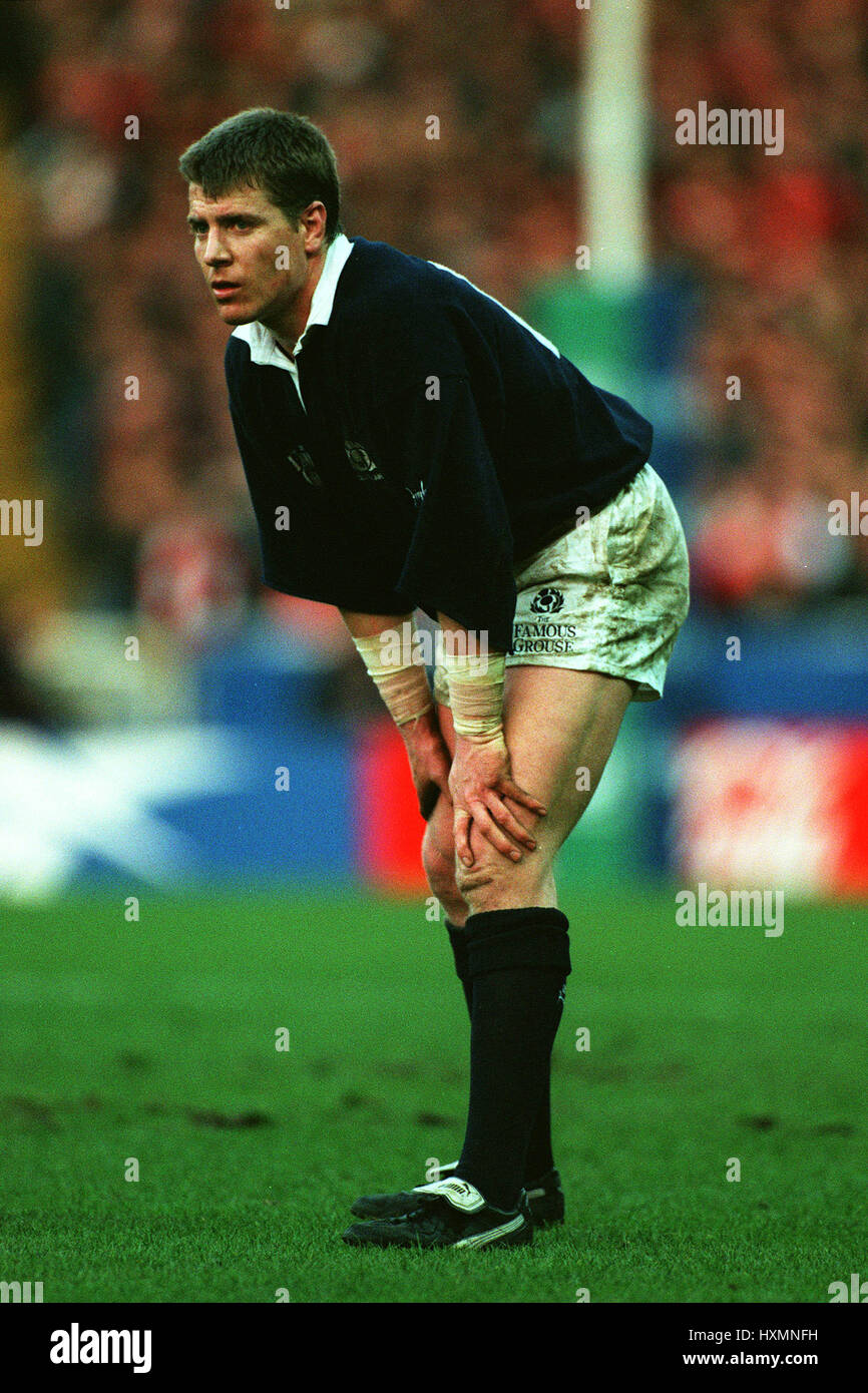 CRAIG CHALMERS SCOTLAND & MELROSE RU 09 March 1998 Stock Photo - Alamy