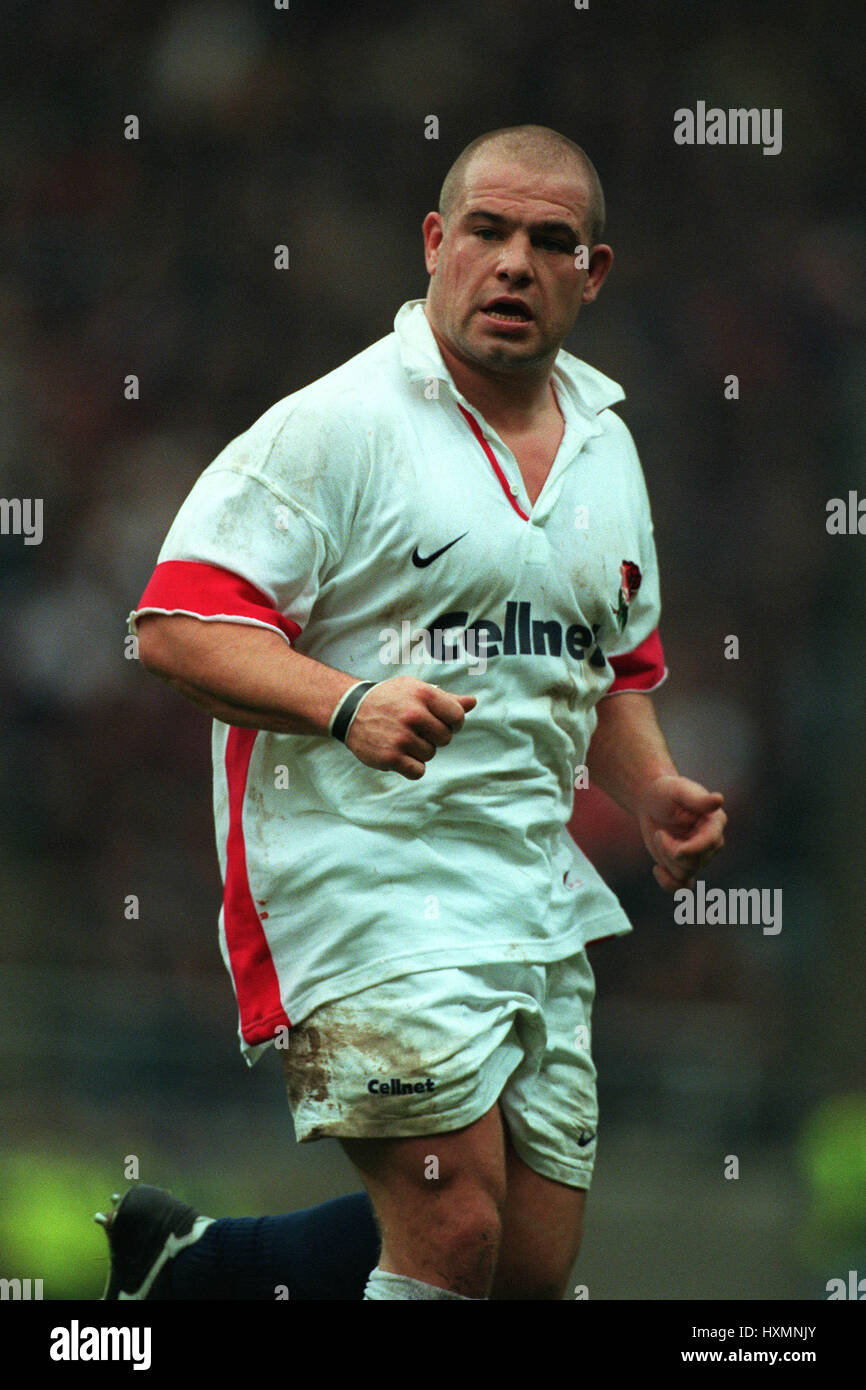 RICHARD COCKERILL ENGLAND & LEICESTER RU 28 November 1998 Stock Photo ...