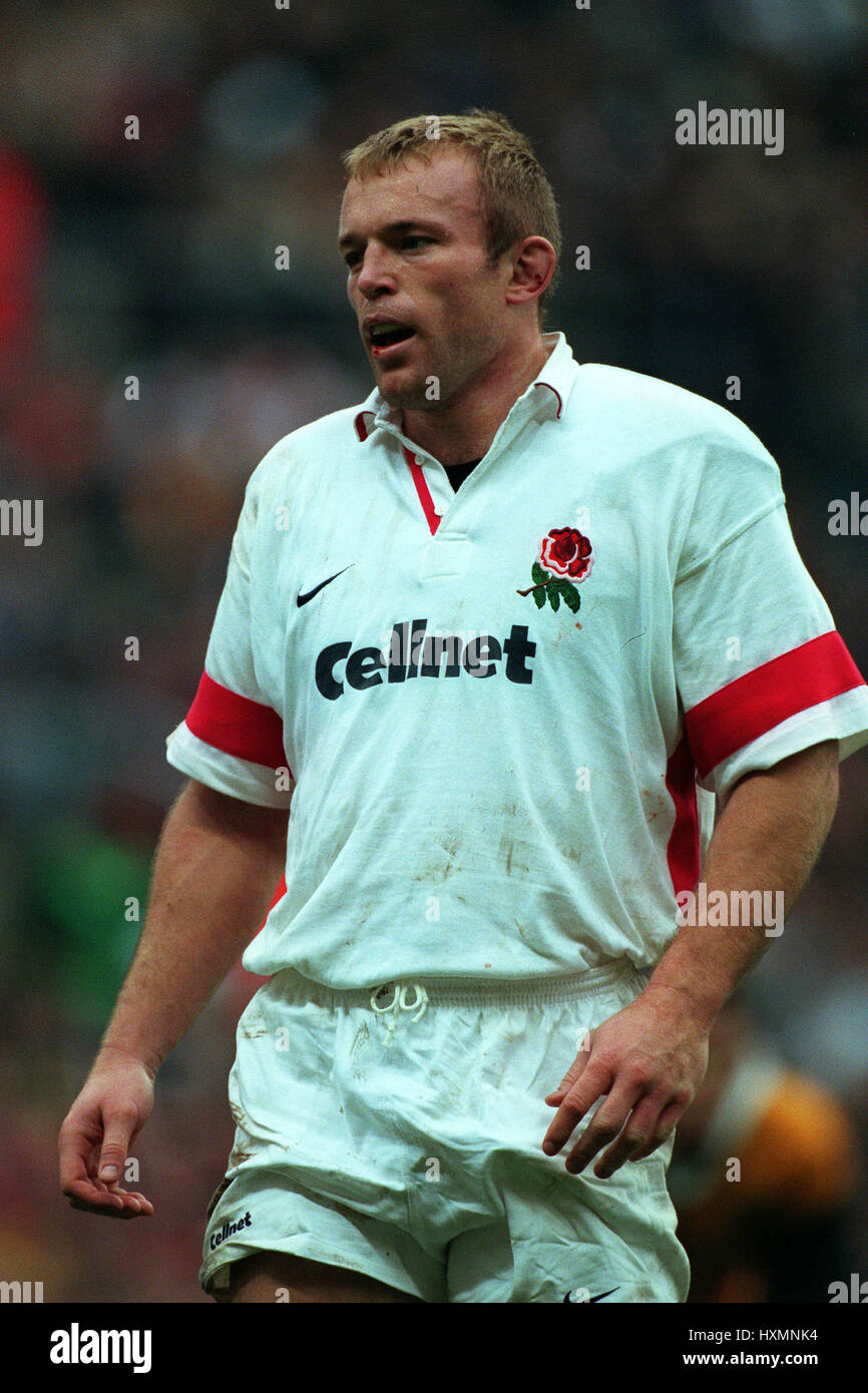 TIM RODBER ENGLAND & NORTHAMPTON RU 28 November 1998 Stock Photo - Alamy