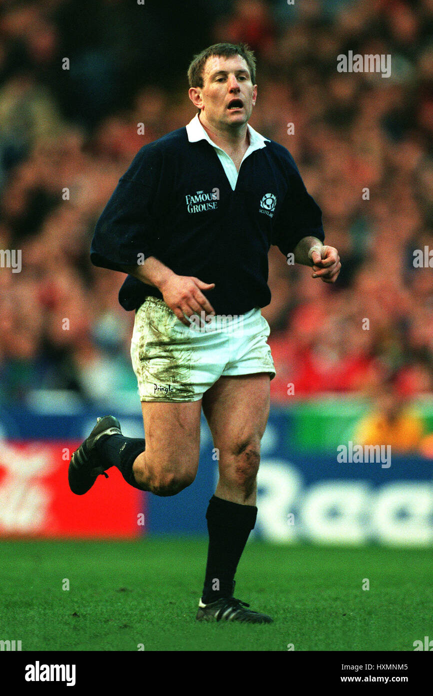 GARY ARMSTRONG SCOTLAND & NEWCASTLE RU 09 March 1998 Stock Photo - Alamy