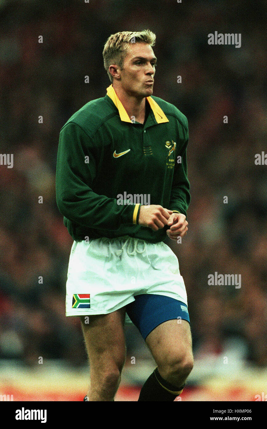 PERCY MONTGOMERY SOUTH AFRICA RU 16 November 1998 Stock Photo - Alamy