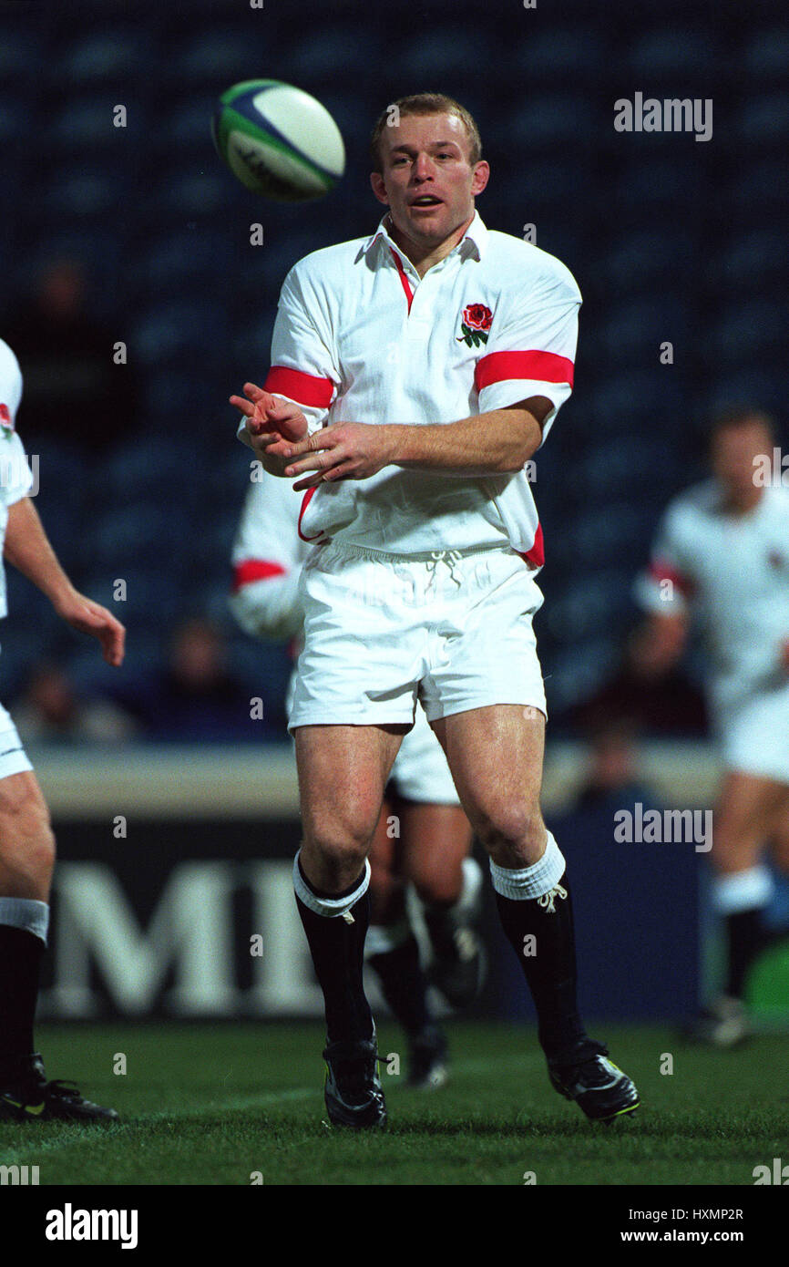 TIM RODBER ENGLAND & NORTHAMPTON RU 14 November 1998 Stock Photo - Alamy