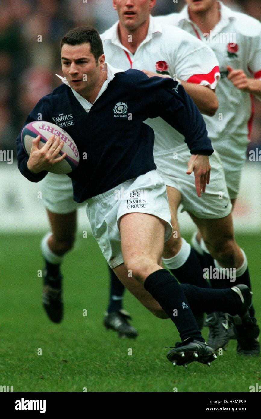 DERRICK LEE SCOTLAND & LONDON SCOTTISH RU 23 March 1998 Stock Photo - Alamy