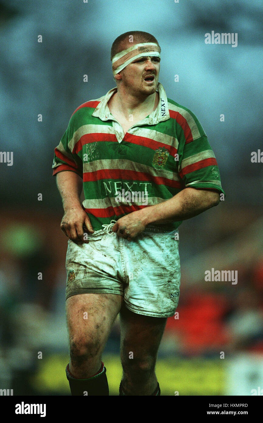 GRAHAM ROWNTREE LEICESTER TIGERS RU 02 January 1998 Stock Photo - Alamy