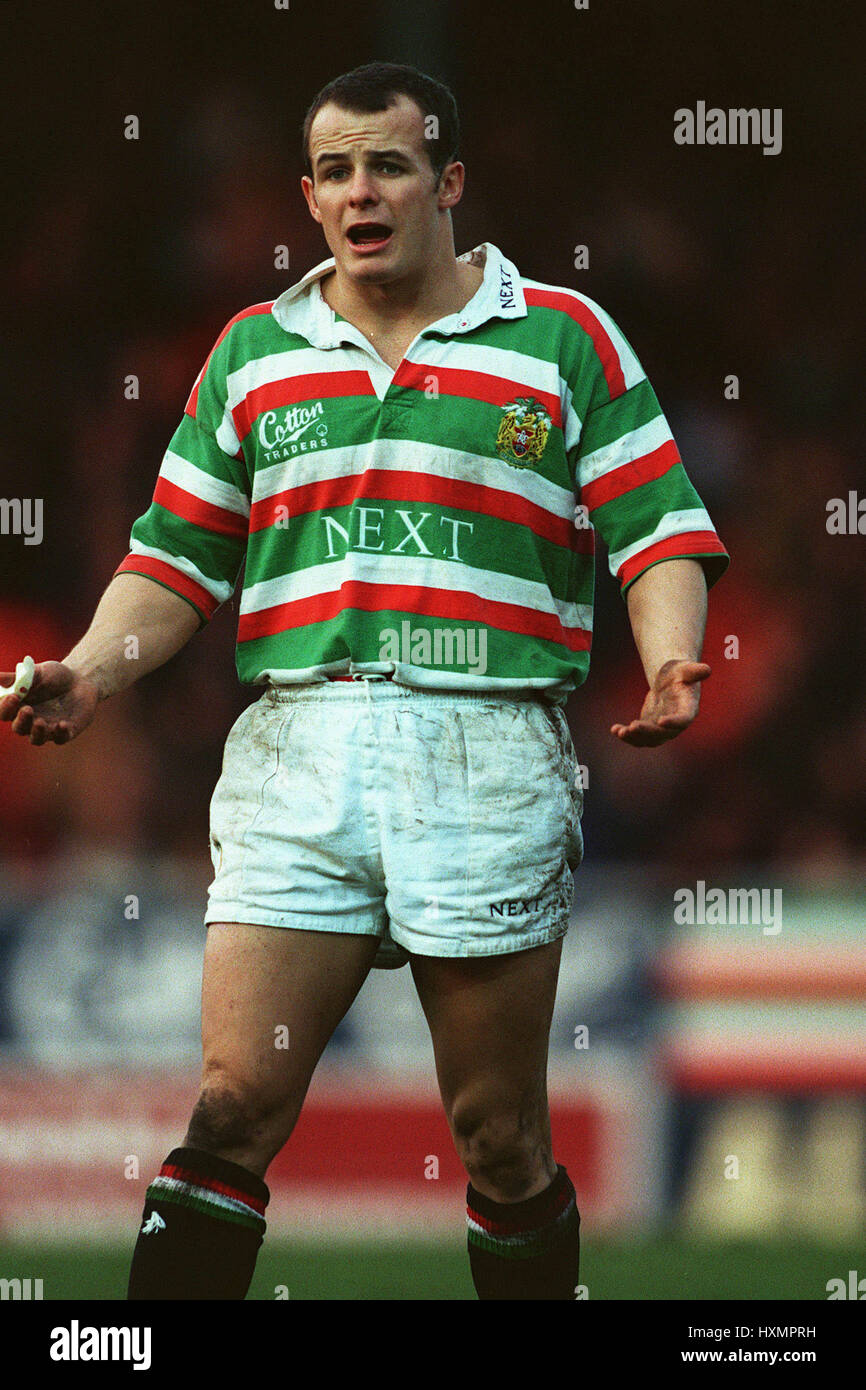 AUSTIN HEALEY LEICESTER TIGERS RU 02 January 1998 Stock Photo - Alamy