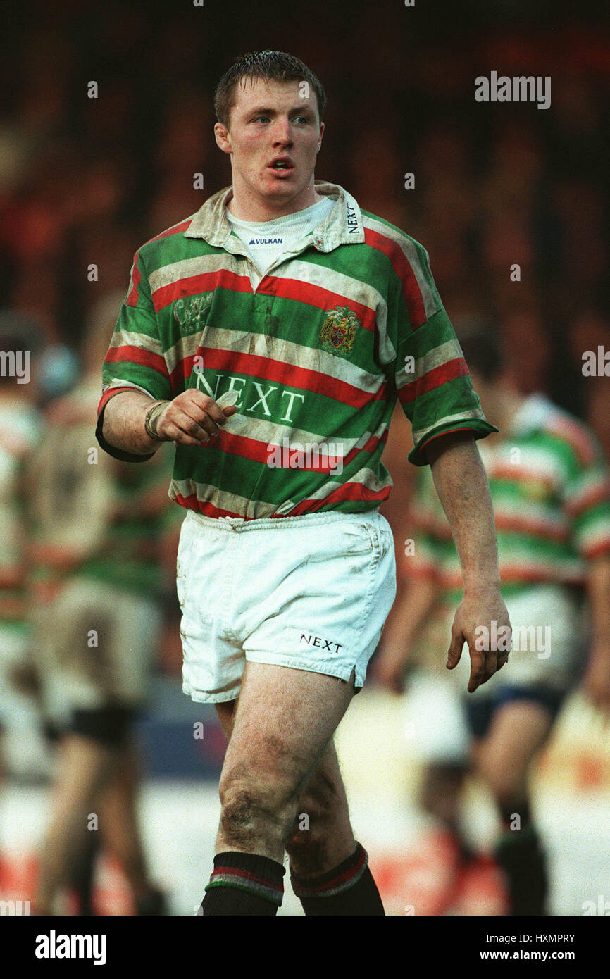 ERIC MILLER LEICESTER TIGERS RU 02 January 1998 Stock Photo - Alamy