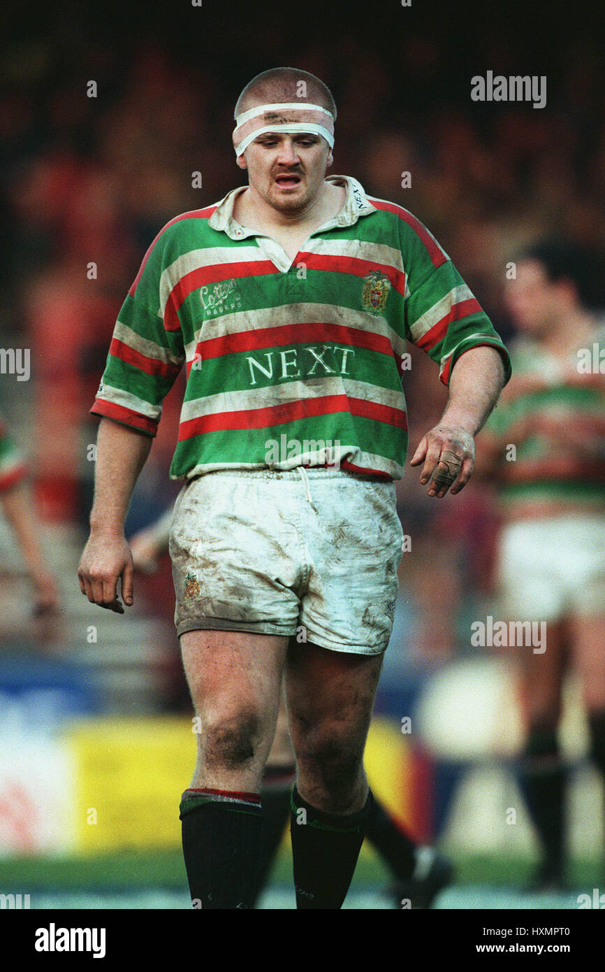 GRAHAM ROWNTREE LEICESTER TIGERS RU 02 January 1998 Stock Photo - Alamy