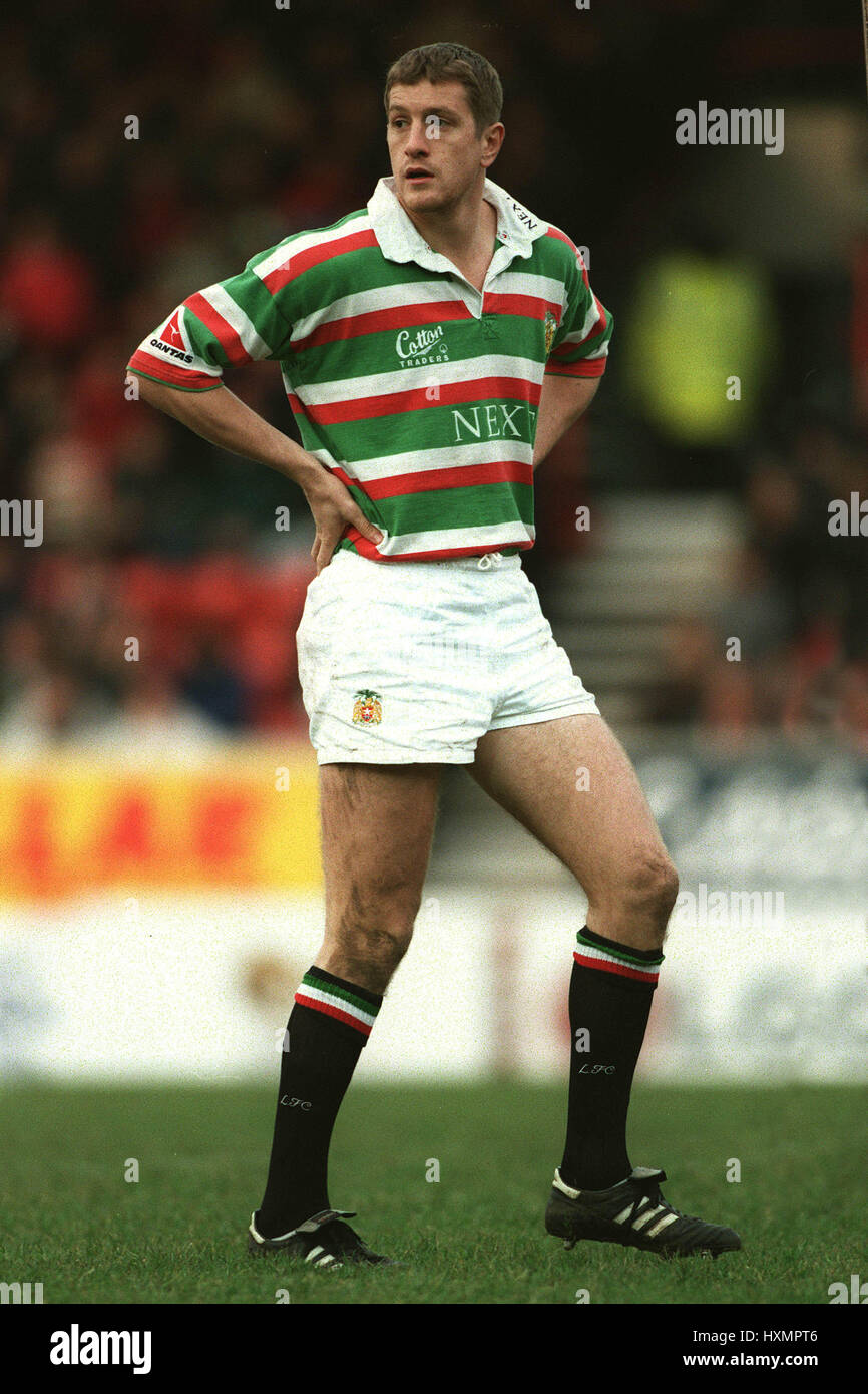 WILL GREENWOOD LEICESTER TIGERS RU 02 January 1998 Stock Photo - Alamy