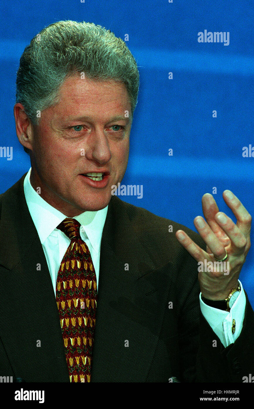BILL CLINTON PRESIDENT OF THE U.S.A. 20 May 1998 Stock Photo - Alamy