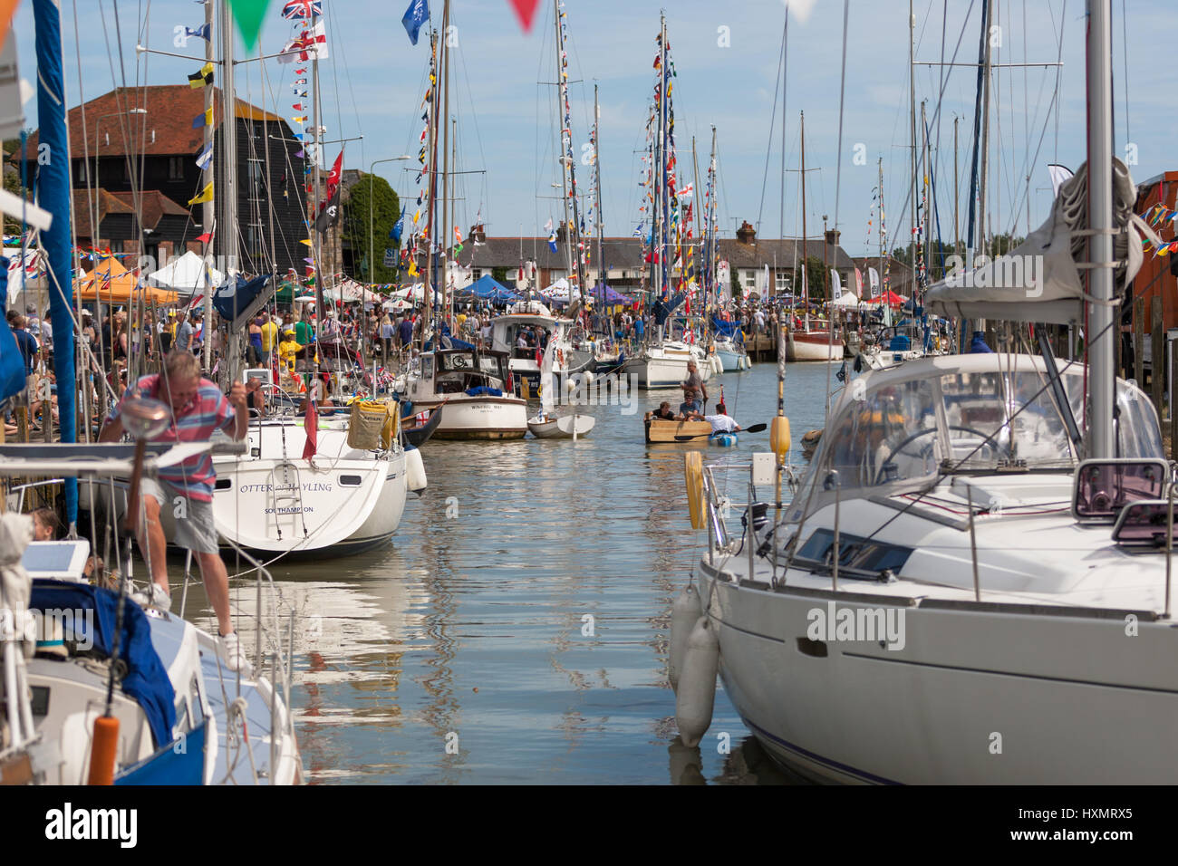 Rye Maritime Festival, River Brede, Strand Quay, Rye, East Sussex, uk ...