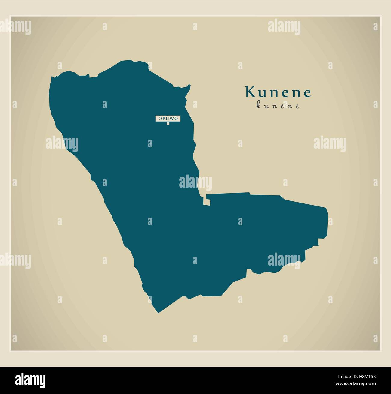 Map of kunene hi-res stock photography and images - Alamy