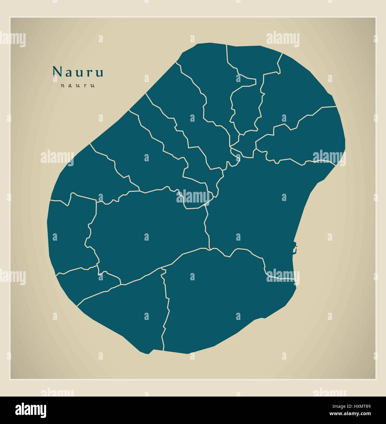 Nauru Map Vector High Resolution Stock Photography and Images - Alamy
