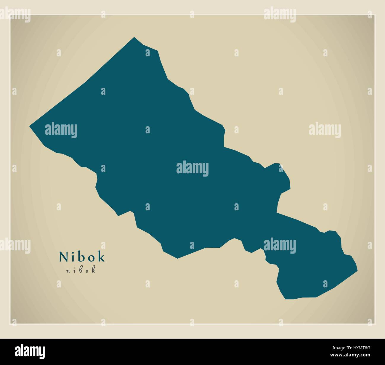 Modern Map - Nibok NR Stock Vector Image & Art - Alamy