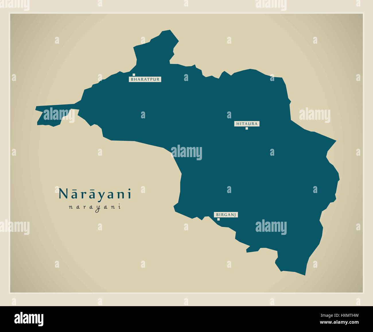 Nepal narayani Stock Vector Images - Alamy