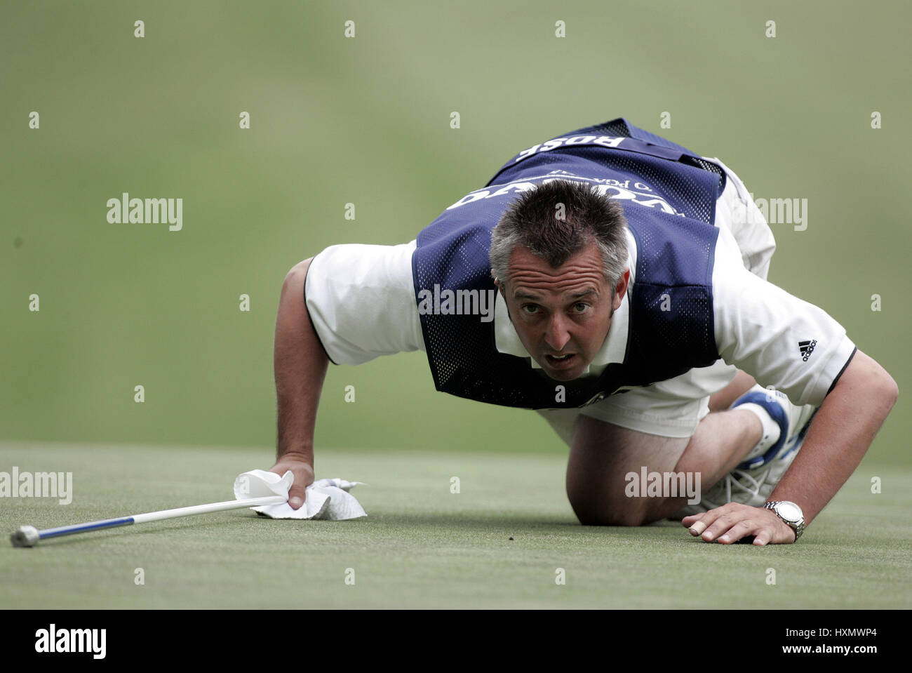WOBBLY JUSTIN ROSE'S CADDY WENTWORTH CLUB VIRGINIA WATER ENGLAND 29 May ...